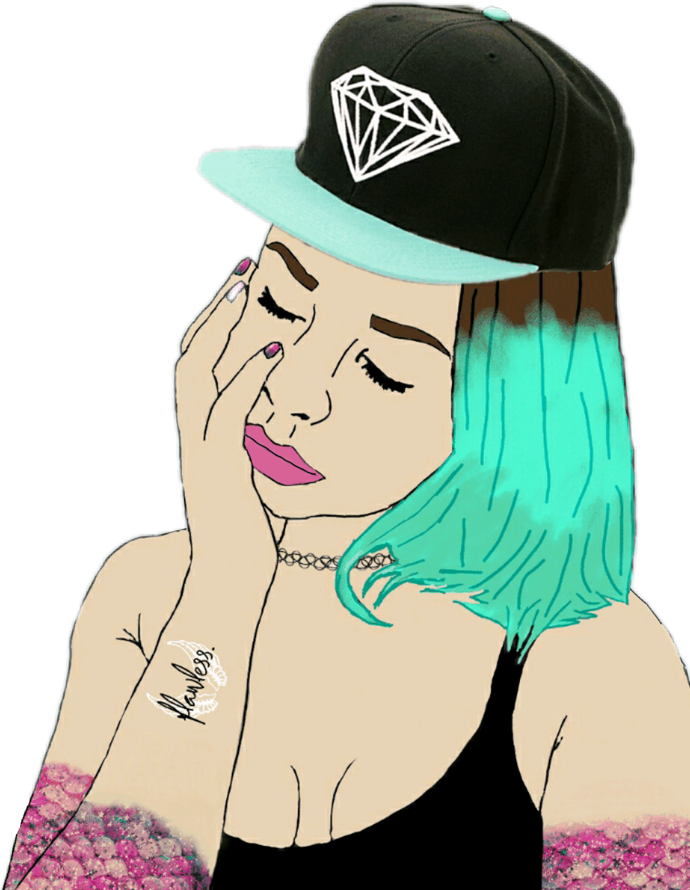 cute people spring freetoedit sticker by @jazminmateluna